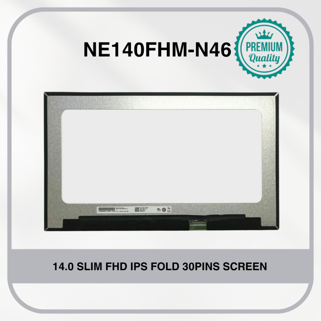 NEW NE140FHM-N44 NE140FHM-N46 14.0" SLIM FHD IPS FOLD 30 PINS 30PIN ...