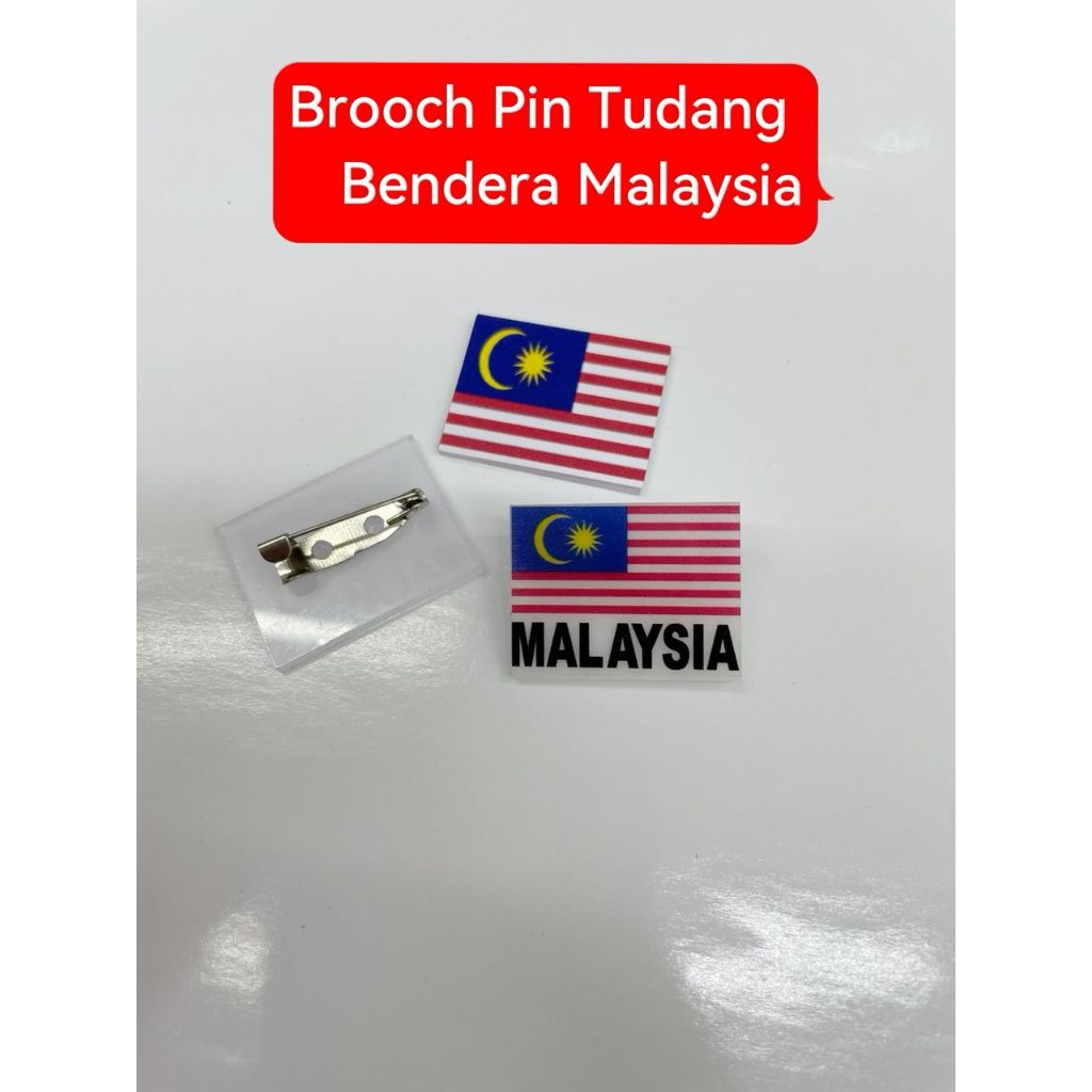 Baby Brooch Pin Tudung Shawl Bawal Bendera Malaysia Kecil Brooch ...