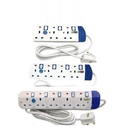 (2/5Meter) Extension Trailing Socket Extension Plug Adapters/Switch ...