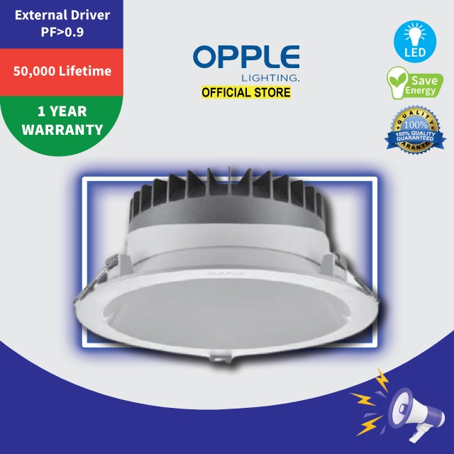 OPPLE LED HZII Recessed Ceiling High Quality Downlight Round 3000K ...