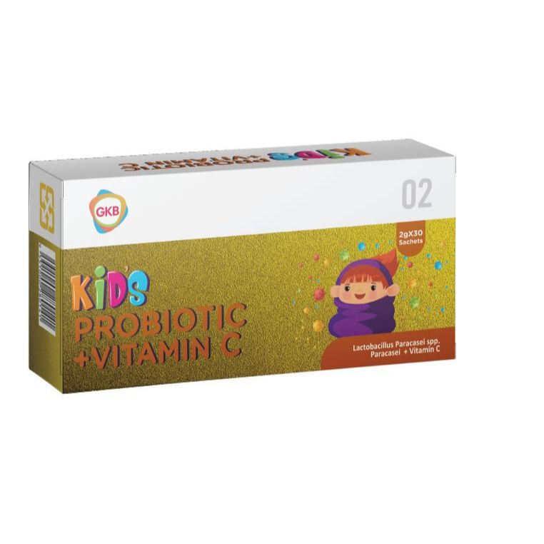 GKB KIDS PROBIOTIC + VITAMIN C 2G SACHETS 30'S (EXP:28/02/2026 ...
