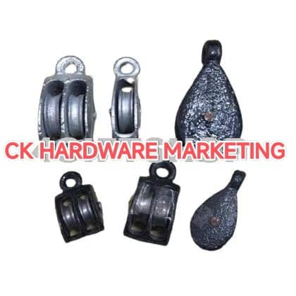 Double Sheave Cast Iron Steel Pulley Heavy Duty Rope Pulley Bearing ...