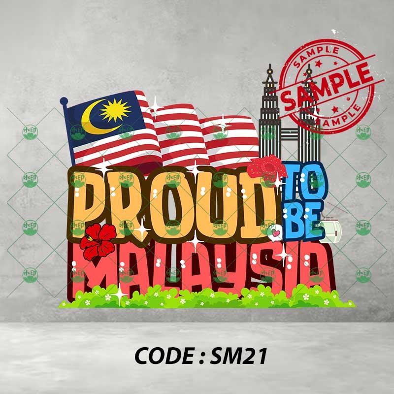 Wording Sticker Proud to be Malaysian | Sticker Merdeka | We Are ...