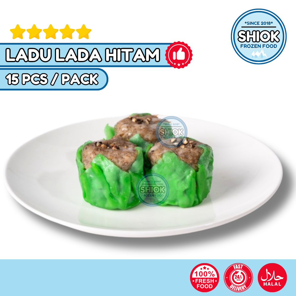 HALAL Dim Sum | Ladu Lada Hitam - Blackpepper Dumpling | 15pcs / Pack ...