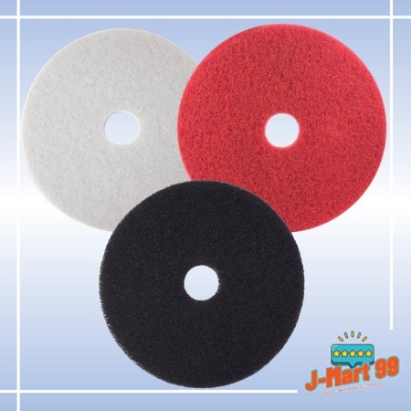 3M Pad Lantai 18" Hitam Merah Putih / 3M Floor Pad 18" Black Red White ...