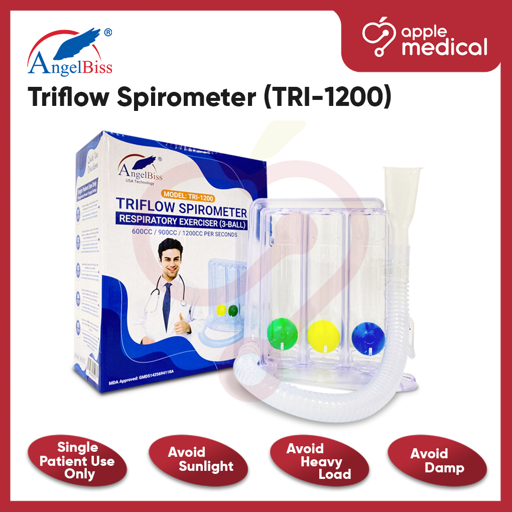 AngelBiss TriFlow Spirometer Tri-1200 | Shopee Malaysia