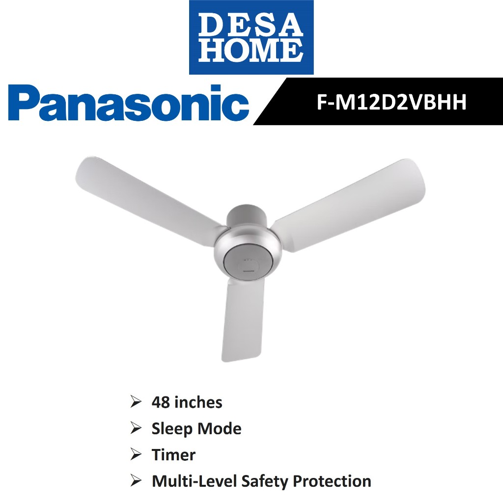 PANASONIC F-M12D2VBHH 48'' BAYU 3-BLADE CEILING FAN FM12D2VBHH | Shopee ...