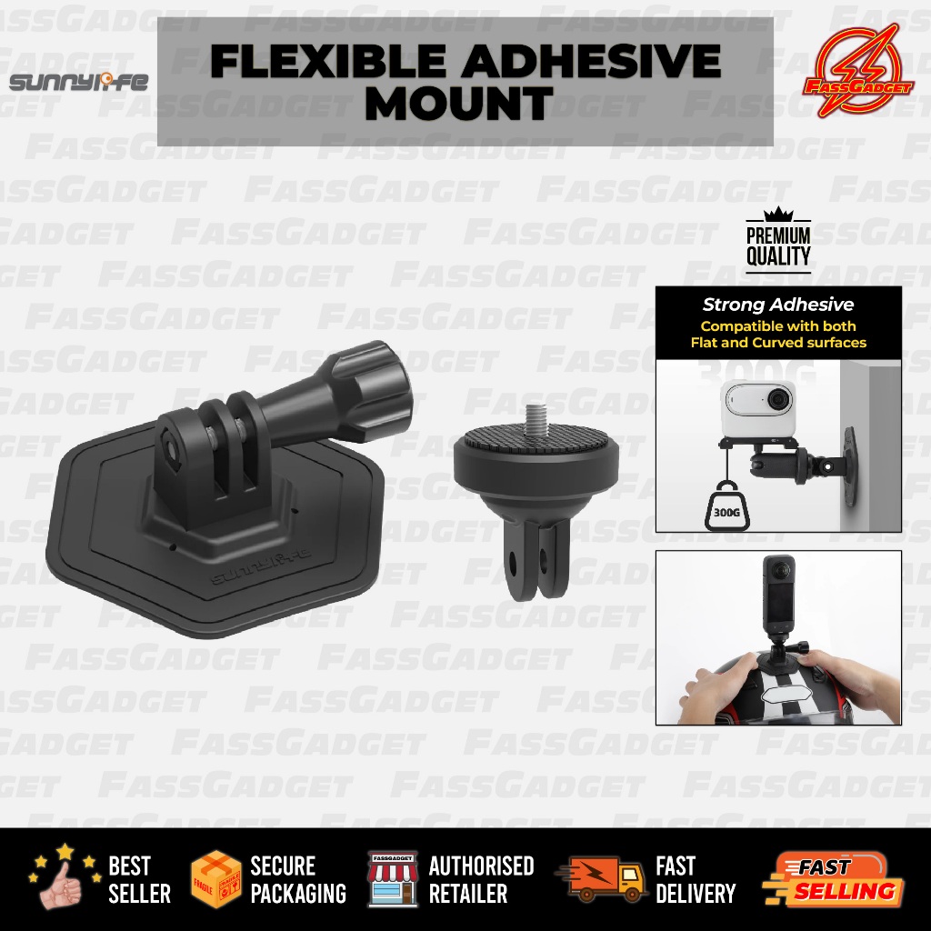 (🔥READYSTOCK🔥) FLEXIBLE ADHESIVE CURVE MOUNT (SUNNYLIFE) | Shopee Malaysia