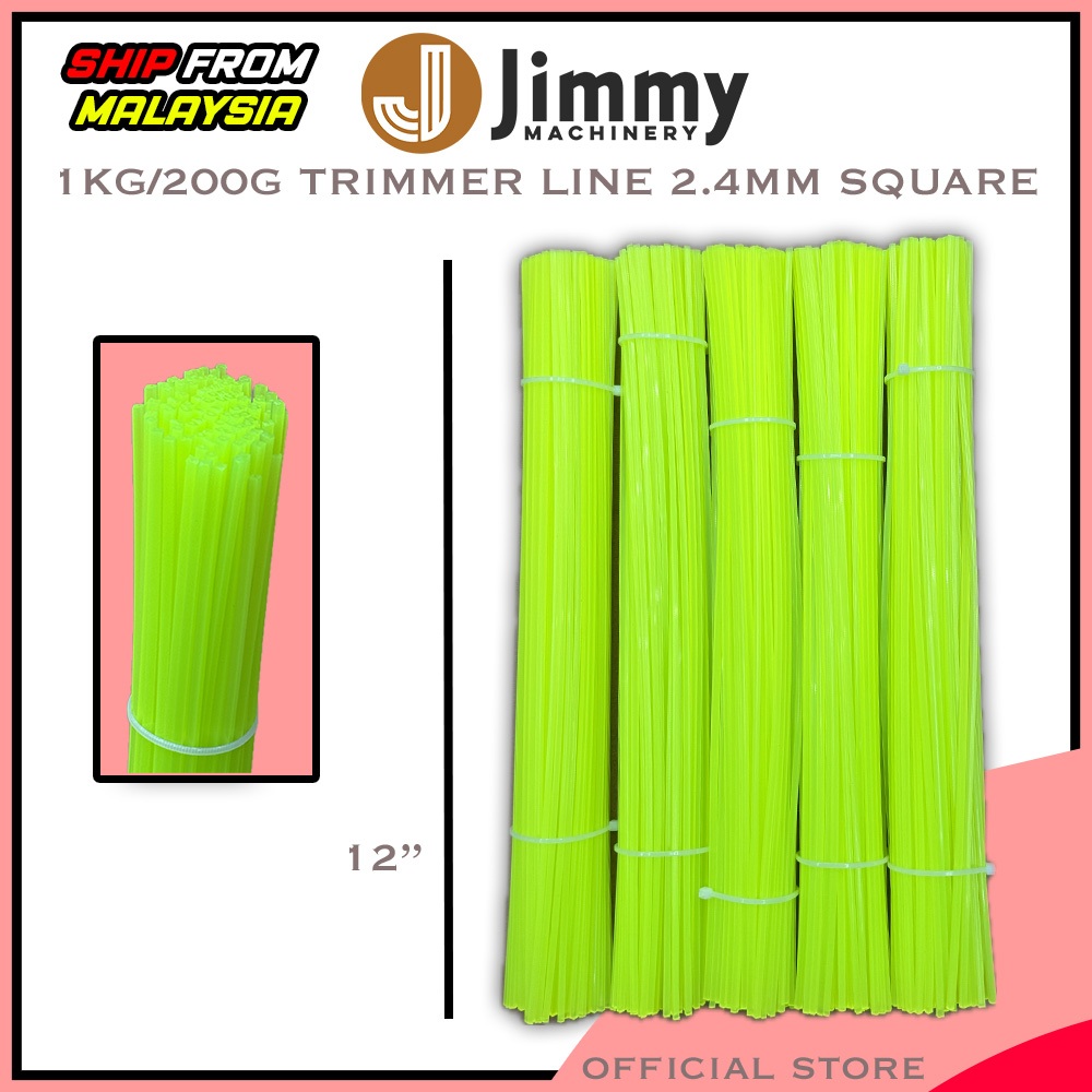 Trimmer Line Square 1kg Pack Brush Cutter Tali Tangsi Mesin Rumput Neon ...