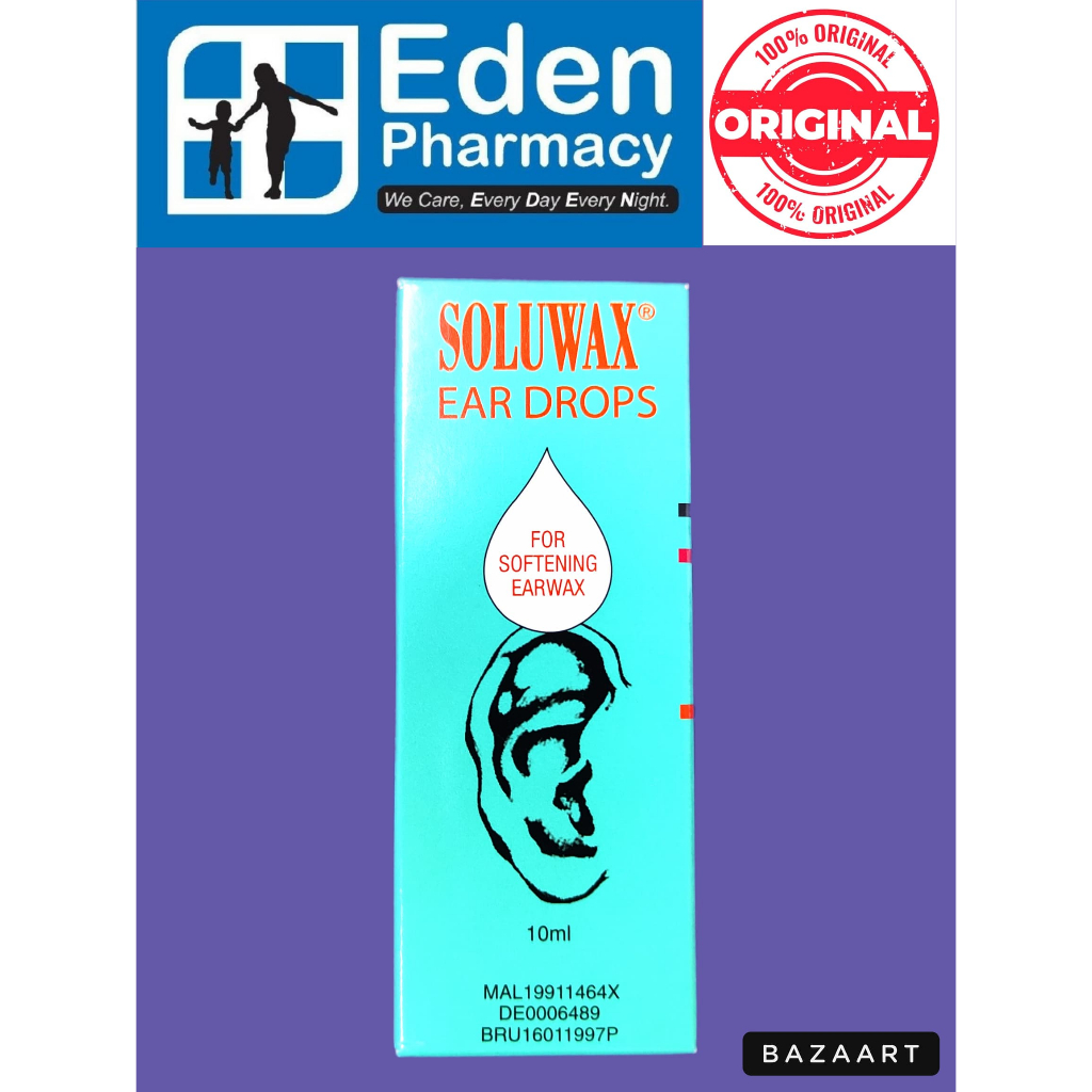 Soluwax Ear Drops ear wax solution ( 10ml ) | Shopee Malaysia