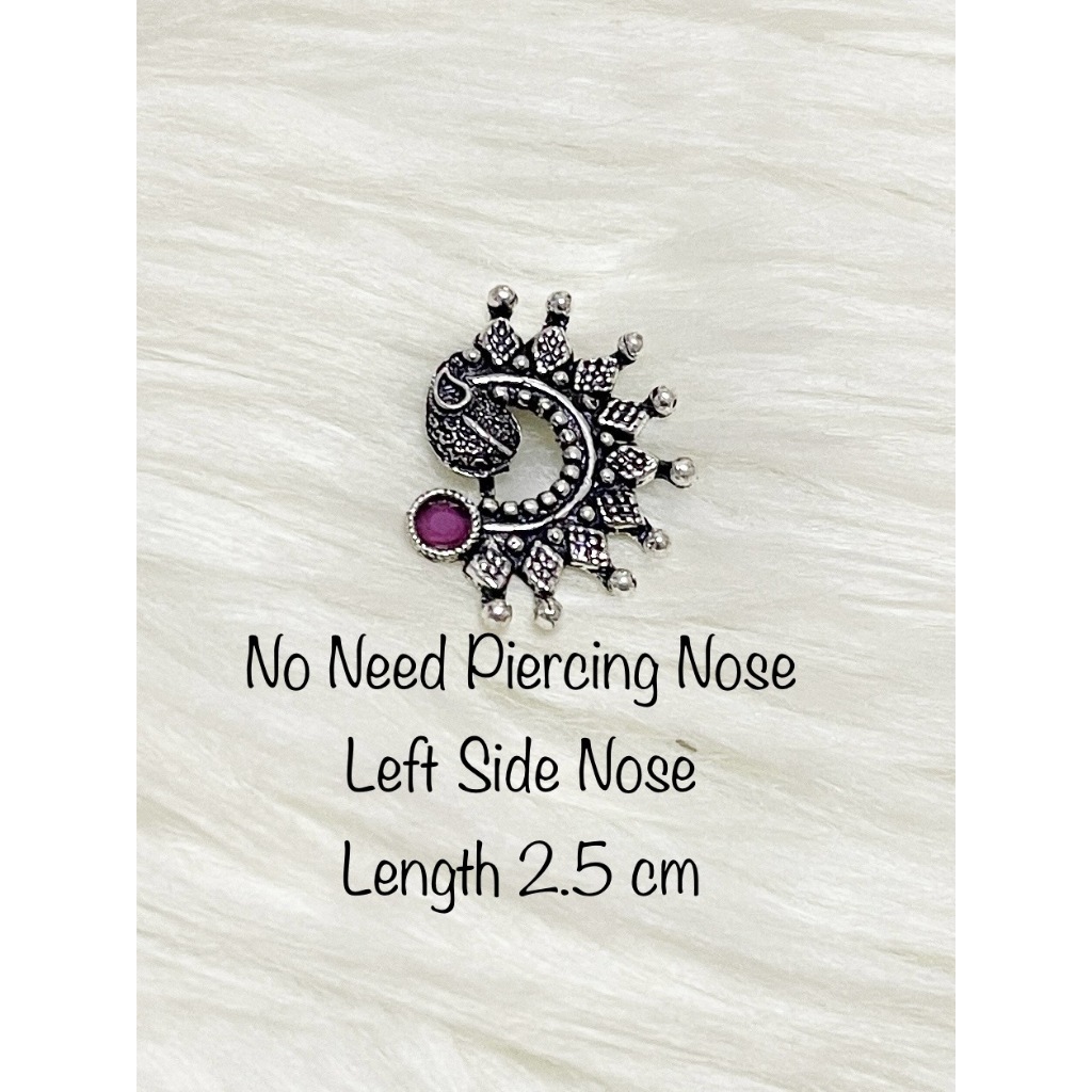 Women - Oxidised Nose Pin | Bridal Nose Ring | Wedding Nose Pins ...