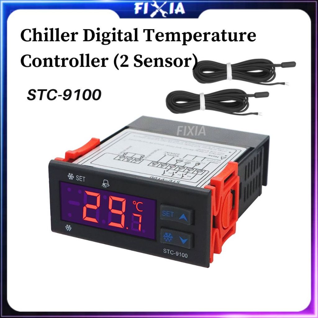 Heavy Duty STC-9100 Double Sensor Chiller Refrigerator Digital ...