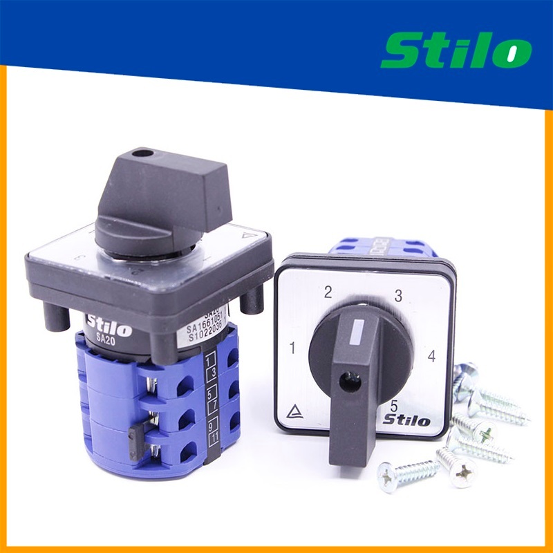 STILO 1.2.3.4.5 16A 1 POLE Selector Switch STILO ROTARY CAM SWITCH STL ...