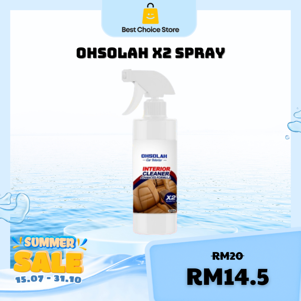 Car interior cleaner 500ML - OHSOLAH X2 Dashboard interior cleaner ...