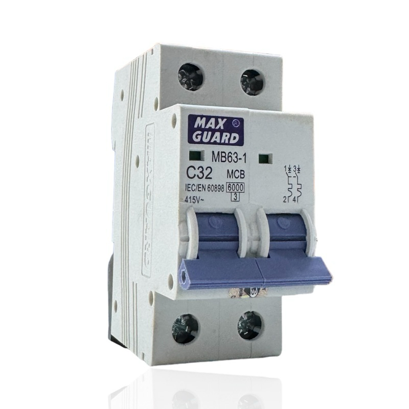 MAXGUARD 2 POLE MCB 32A 40A 63A | Shopee Malaysia