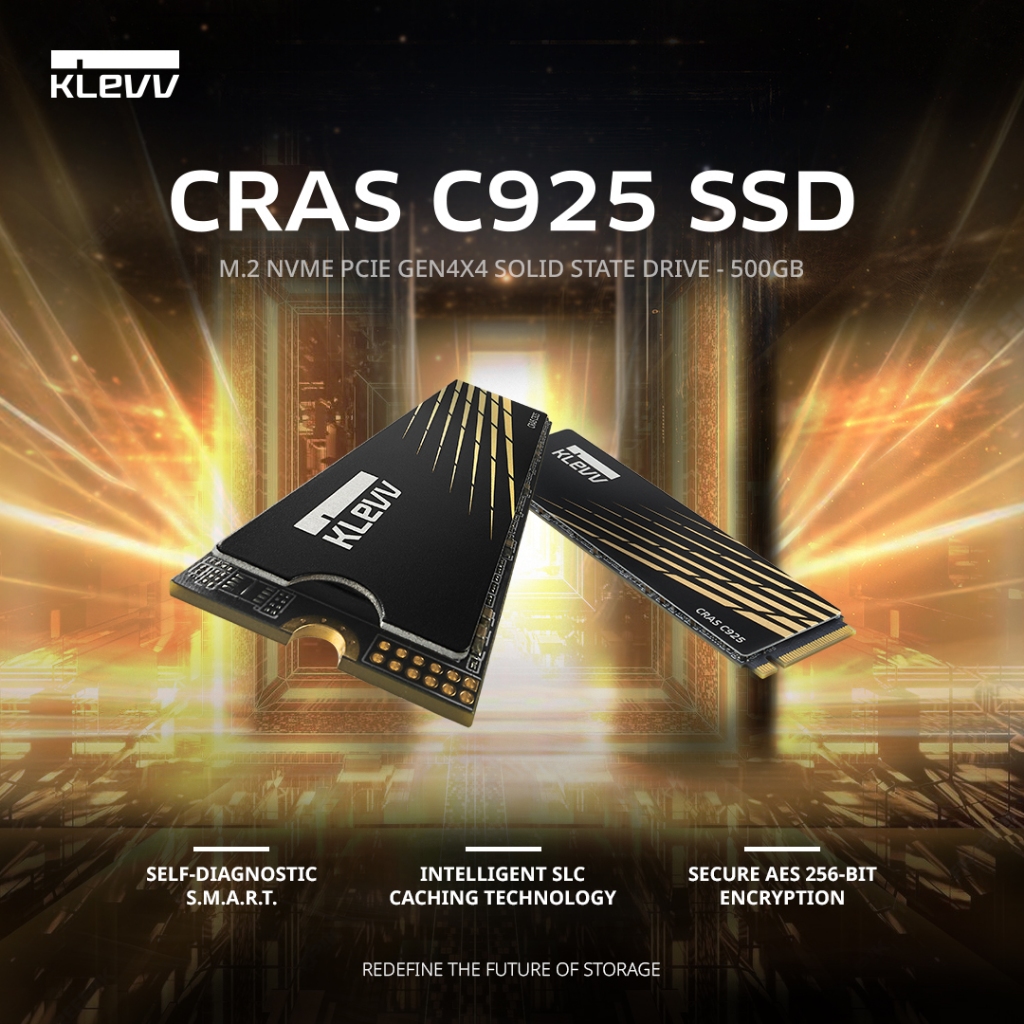 # KLEVV CRAS C925 M.2 NVMe PCle Gen4x4 SSD # [500GB] | Shopee Malaysia