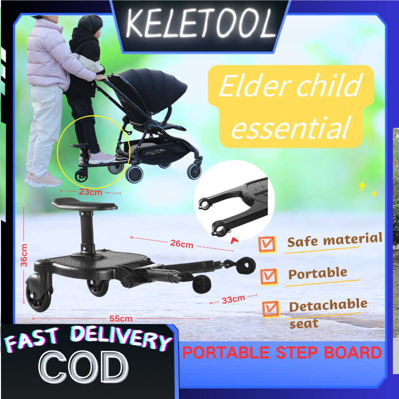 Stroller Step Buggy Board ConnectorStroller buggy board with seat for ...