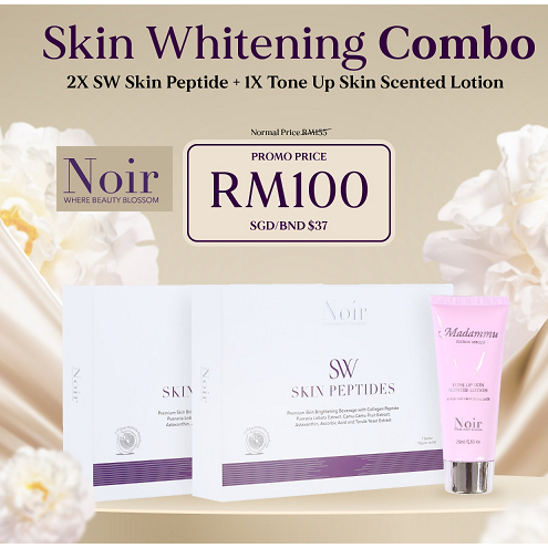 💜Super Save💜FREE 𝐓𝐨𝐧𝐞 𝐔𝐩 𝐒𝐜𝐞𝐧𝐭𝐞𝐝 𝐋𝐨𝐭𝐢𝐨𝐧💜Noir Sw Plus Skin Peptides Original Mencerahkan kulit ...