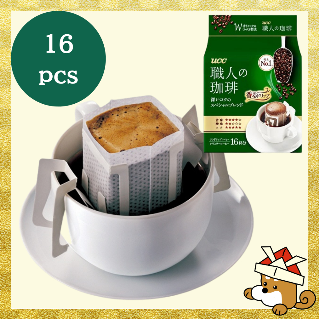 UCC Craftsman's Coffee Drip Coffee 7g x 16pcs 【Direct from Japan】 | Shopee Malaysia