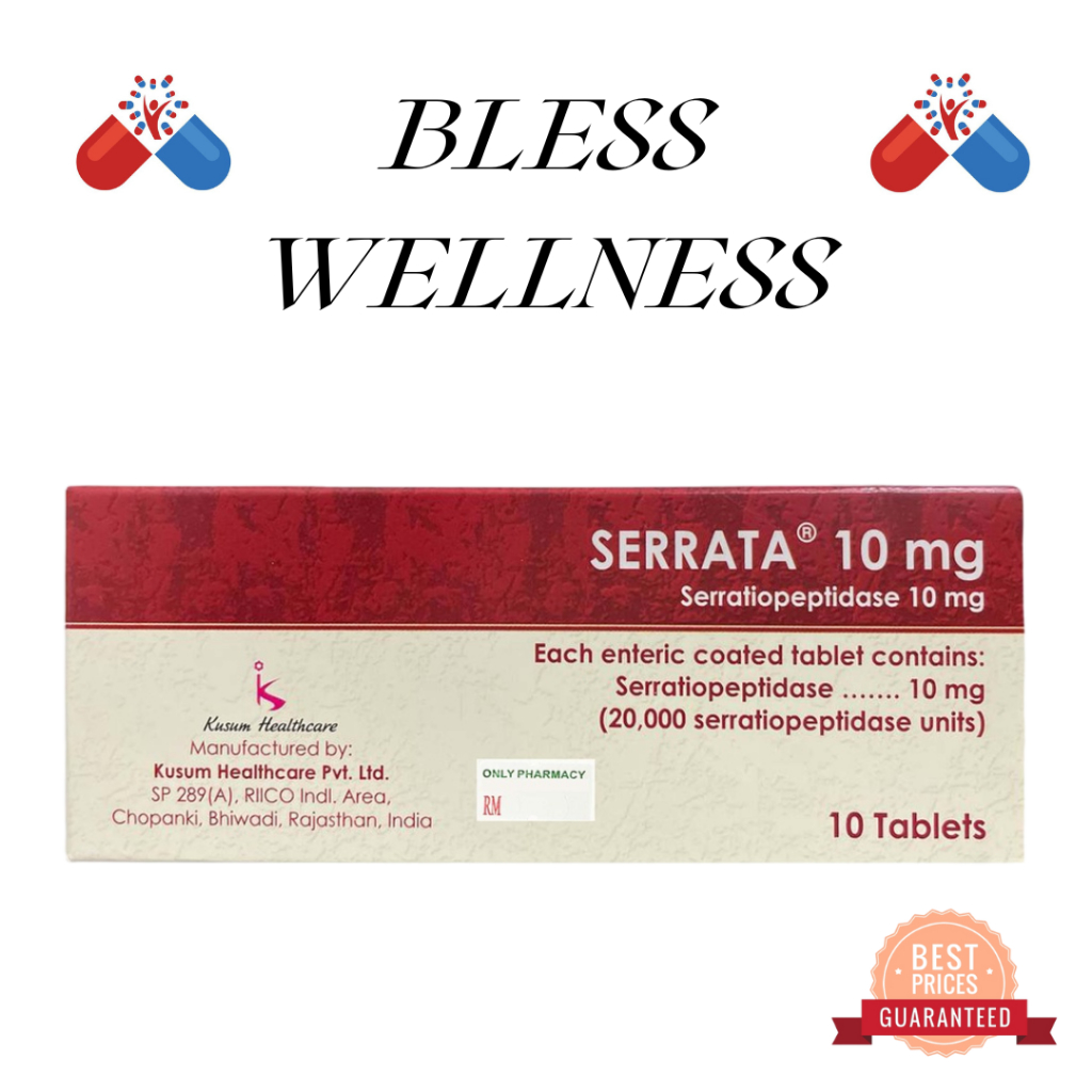 SERRATA 10MG 20 TABLET 2STRIP (SURUT BENGKAK) | Shopee Malaysia
