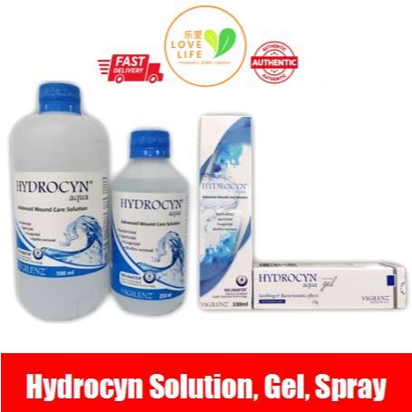 Hydrocyn Aqua Solution 100ml 250ml 500ml and Hydrocyn Gel | Shopee Malaysia