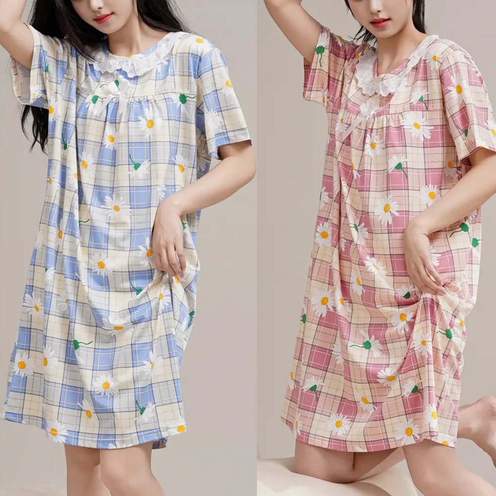 Pyjamas baju tidur maxi skirt women's pyjamas seluar tidur wanita ...