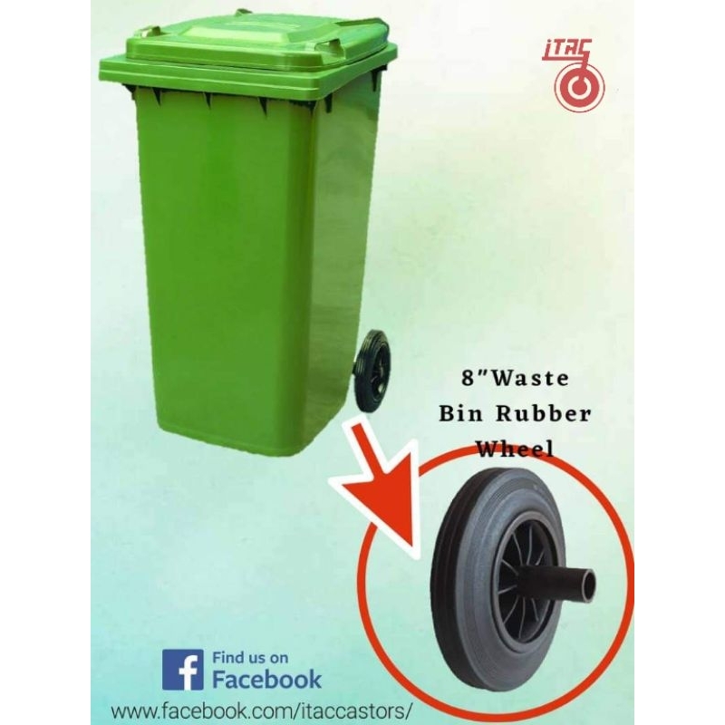 8" Wastin Bin Wheel (Tong Sampah Roda) | Shopee Malaysia