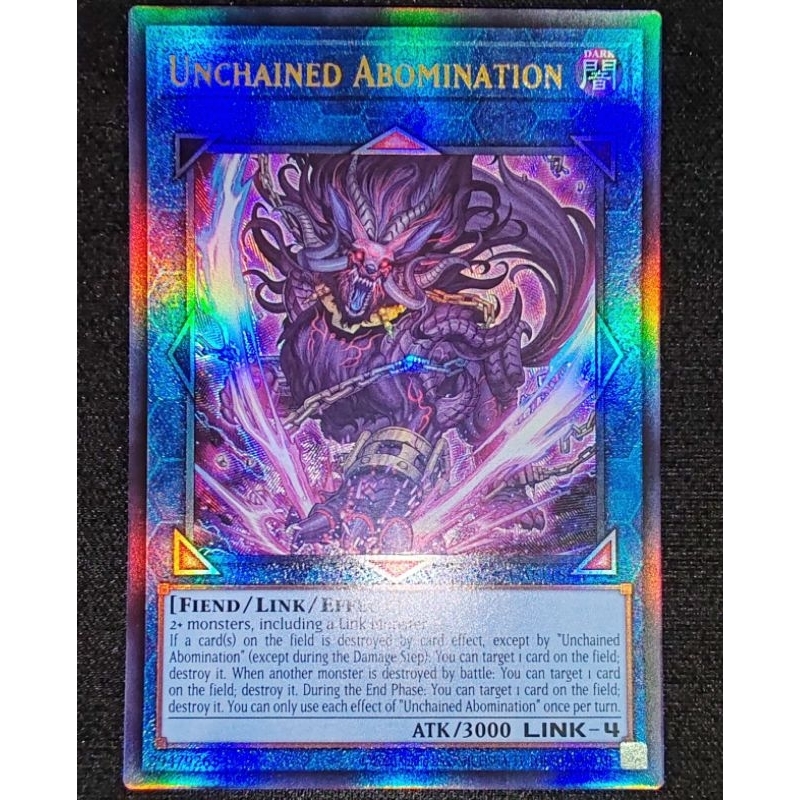 YUGIOH CR01-AE118 Unchained Abomination[UTR] | Shopee Malaysia