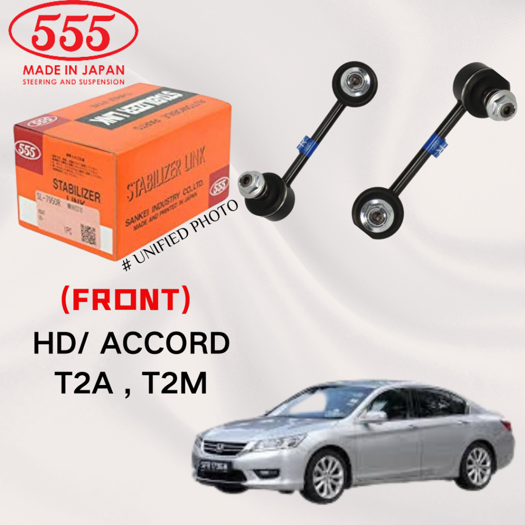 HONDA ACCORD T2A , T2M 555 JAPAN BRAND STABILIZER LINK (FRONT 2PCS ...