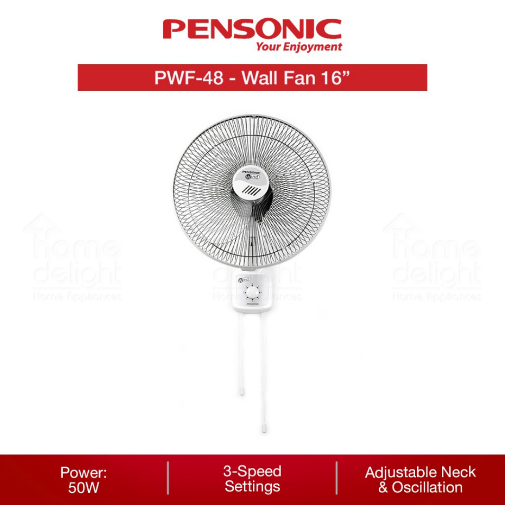 Pensonic Wall Fan 16" [ PWF-48 / PWF48 ] Kipas Dinding PWF48 | Shopee ...