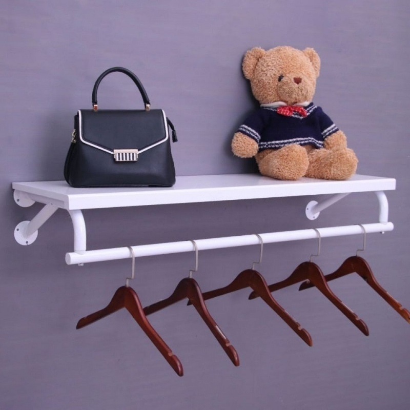 Iron clothing store hanger display rack wall hanging wall hanging ...