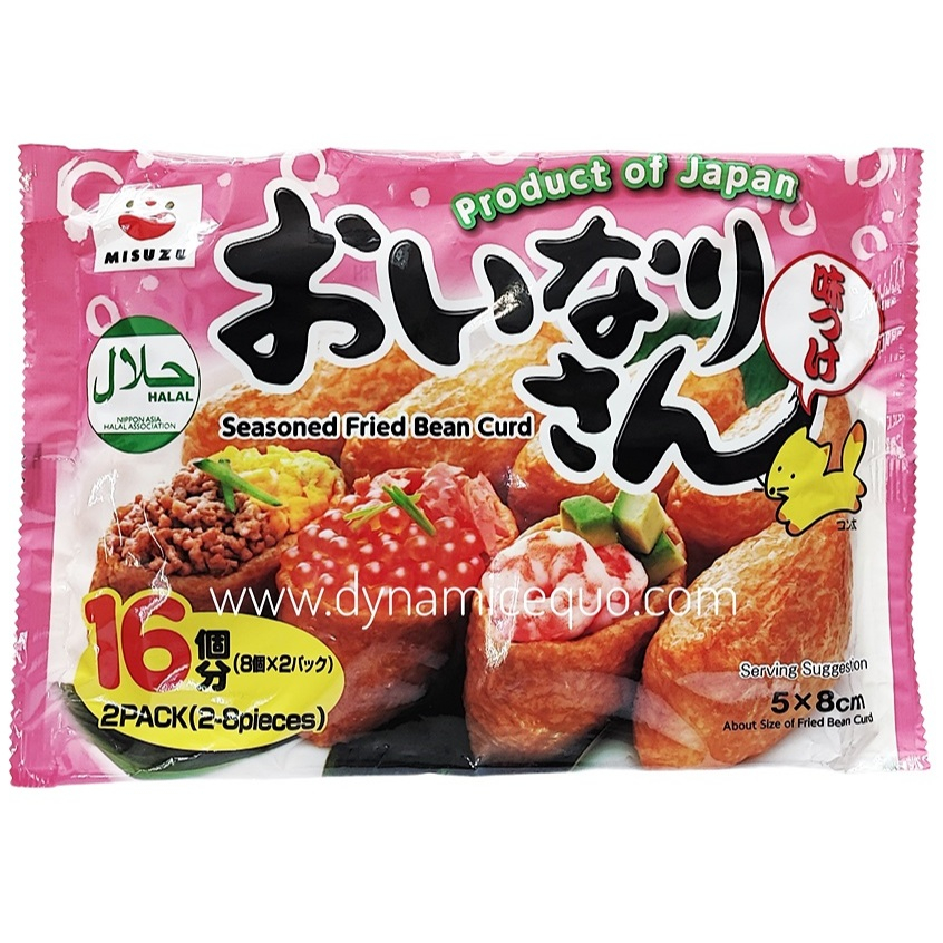 [Halal] Misuzu Oinari San 16pcs Inari Seasoned Fried Bean Curd おいなりさん ...