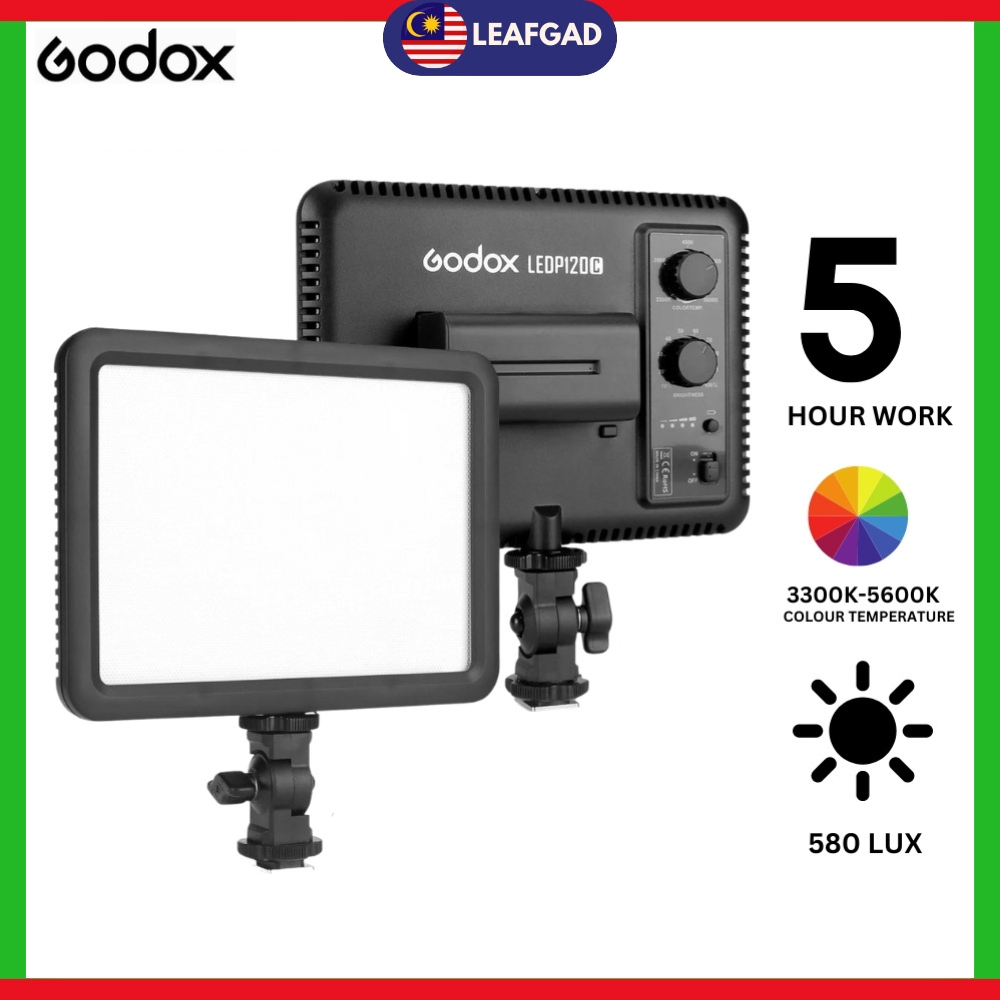 🔥READY STOCK🔥GODOX LED Ultra-thin 3300K-5600K Lightweight New LED Video Light Panel Photo Shoot ...