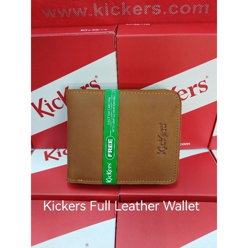 Kickers Full Leather Wallet 👉🏻100% Original 👉🏻1KDUF-M-52989 👉🏻Warna ...