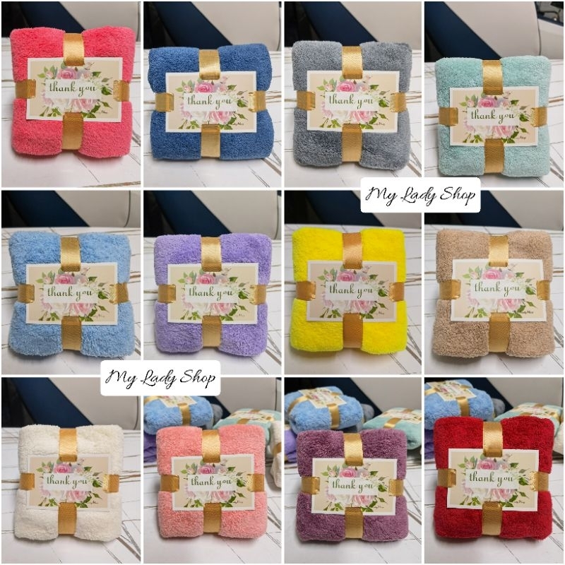 Ready Stock Face Towel Doorgift Wedding present Birthday Gift Hadiah ...