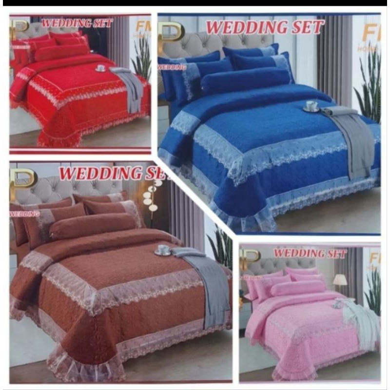 🔥 Readystock 🔥 set Cadar pengantin Beropol set 7 lN 1, 6 Ropol cadar ...