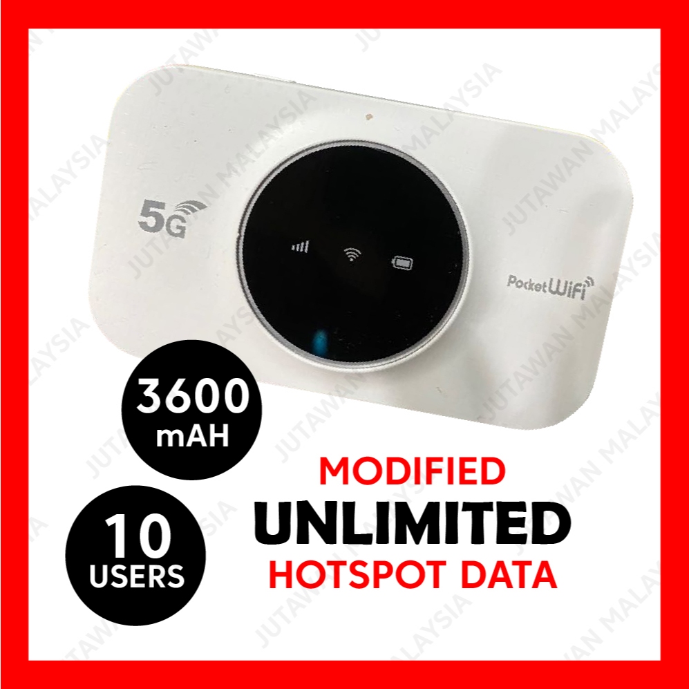 Modified Unlimited 4G LTE H1 Portable WiFi Router Portable Modem Router ...