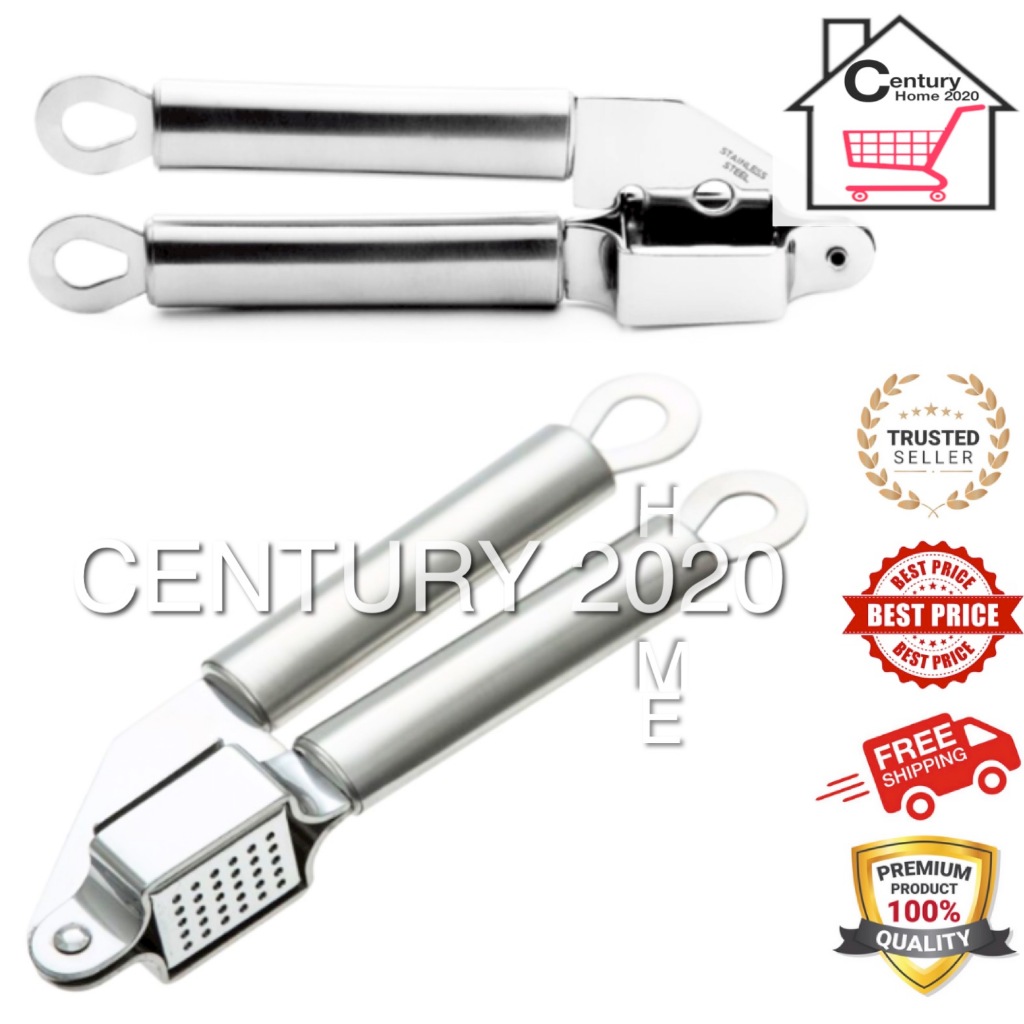 Garlic Presses Stainless Steel Crusher Squeeze Tool Hand Presser ...