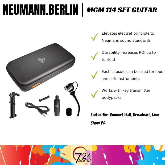 Neumann Microphone Neumann MCM 114 Set Miniature Clip Microphone System ...