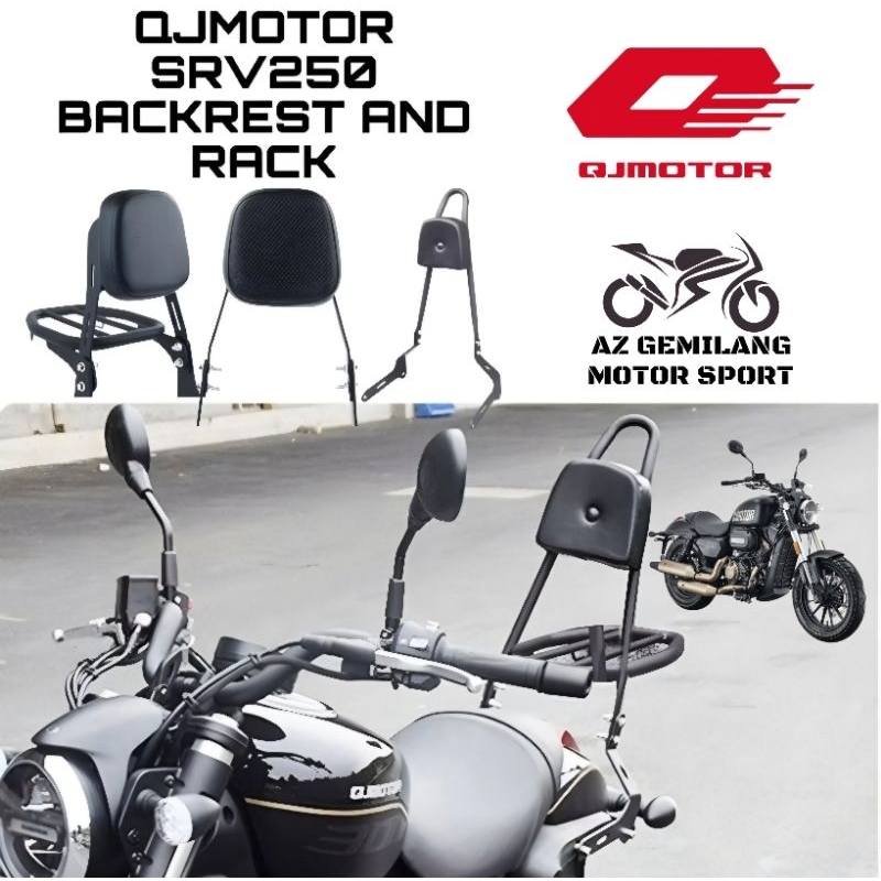 QJMOTOR SRV 250 HIGH QUALITY BACKREST BACK REST RACK | Shopee Malaysia