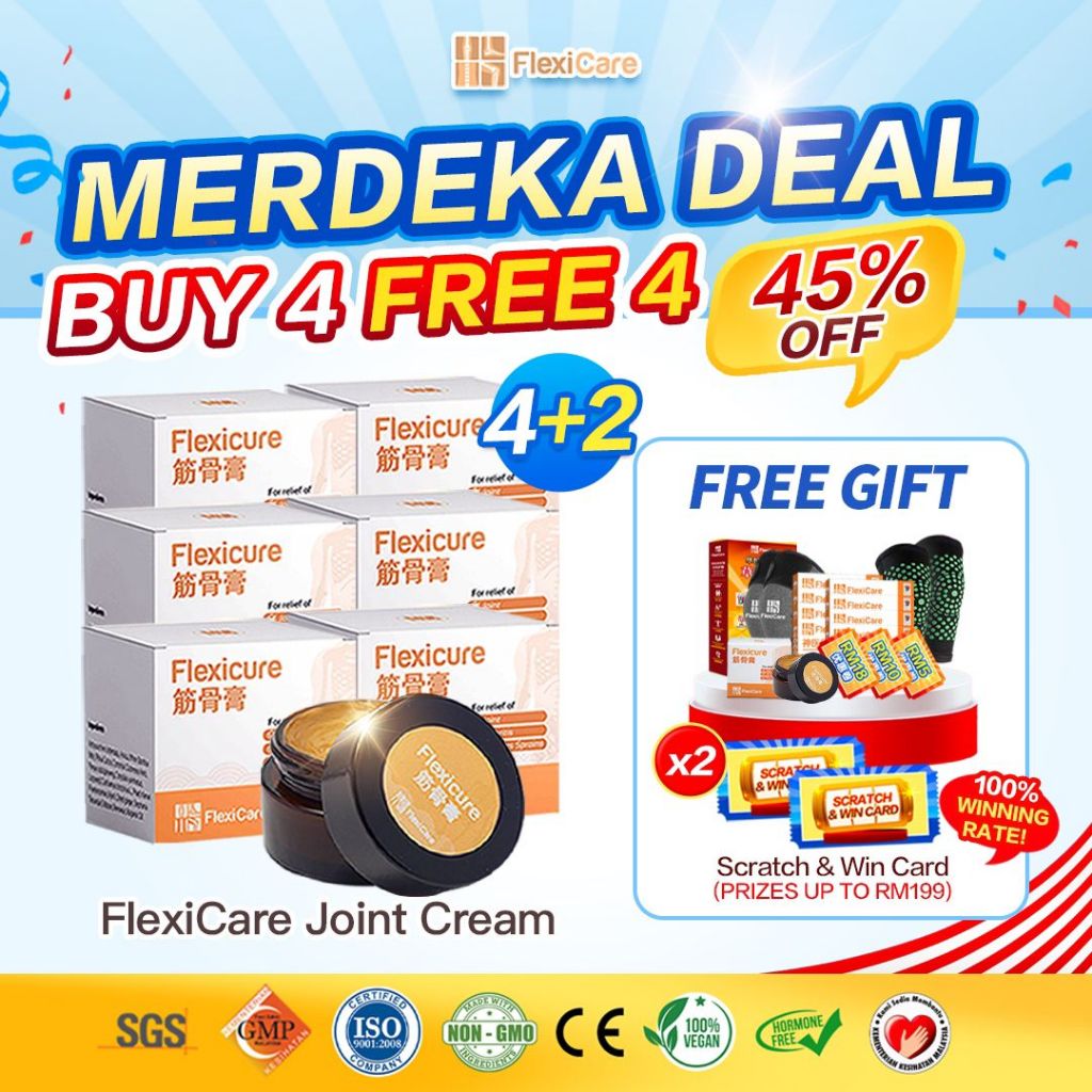 FlexiCare Official | Flexicure Joint Cream PROMO Knee Arthritis Muscle ...