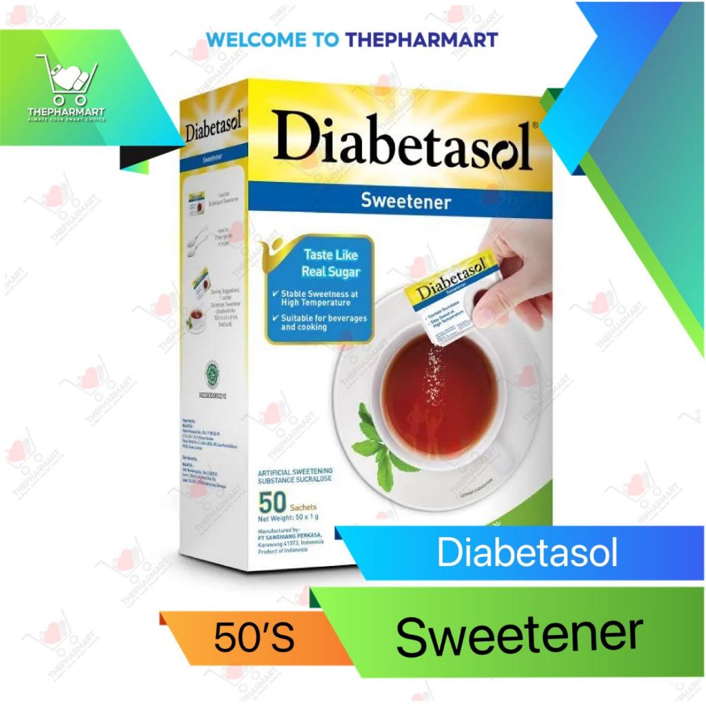 Diabetasol Sweetener 50'S (1G/Sachet) | Shopee Malaysia