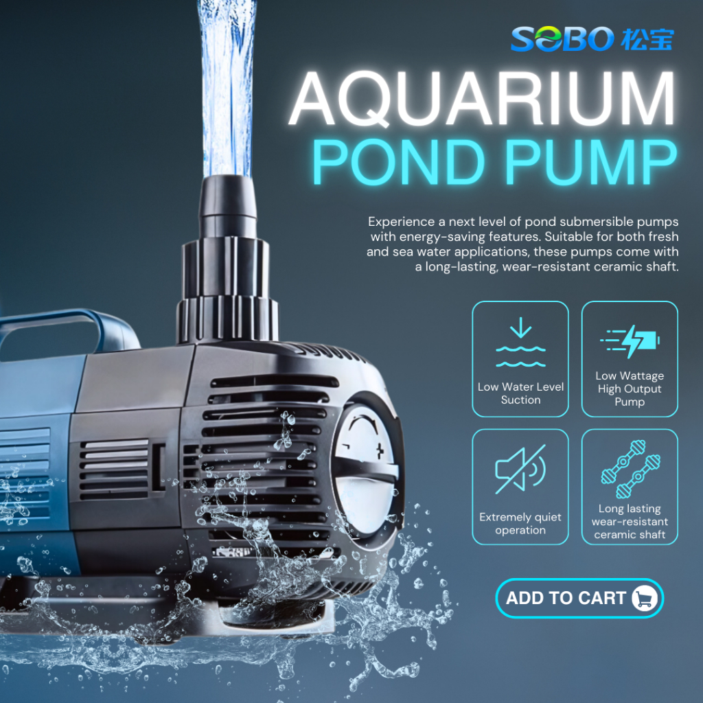 SOBO Aquarium ECO saving water pump akuarium pam sobo BO-2000A BO-9000A ...