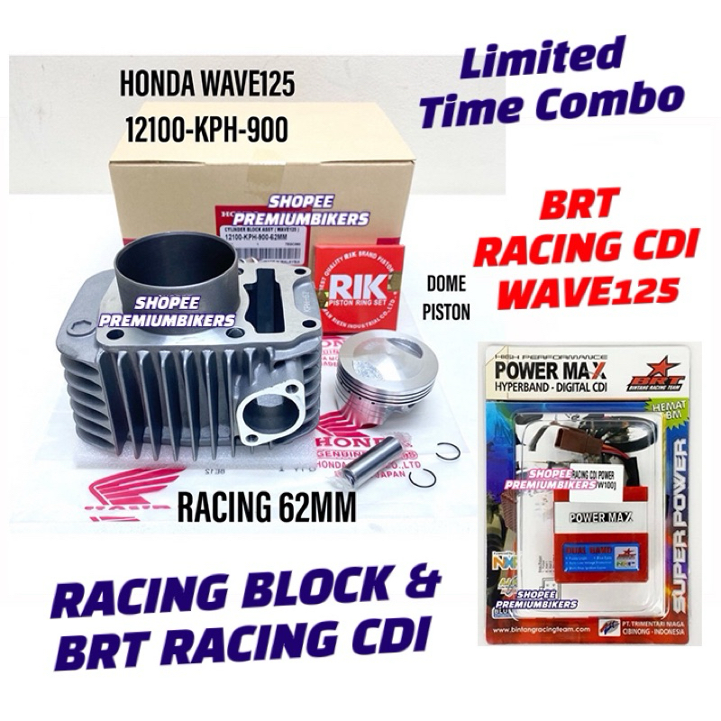 WAVE125 BLOCK RACING STANDARD WAVE 125 S X ULTIMO W125 57MM 60MM 62MM ...