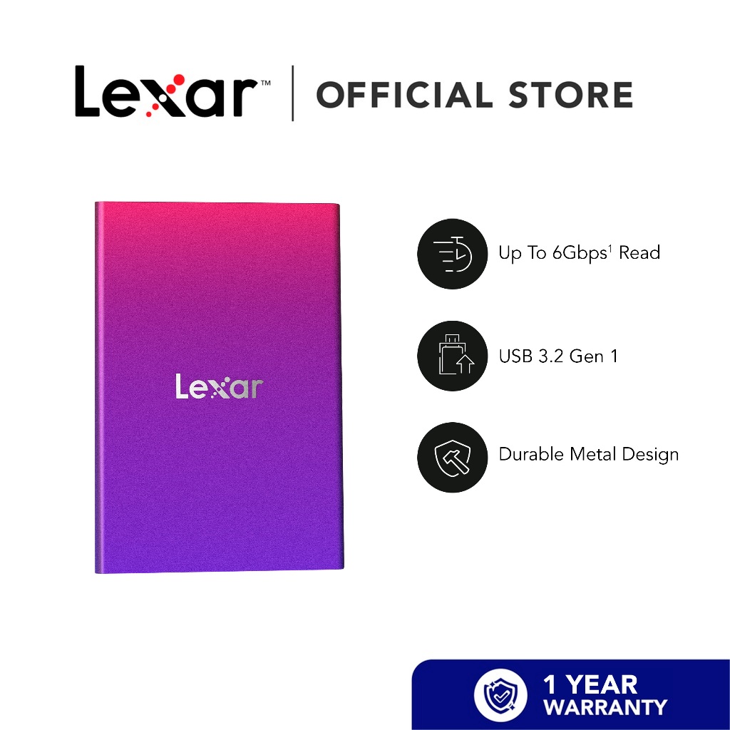 Lexar E100 2.5 inch SSD/HDD Enclosure USB 3.2 Gen 1 | Shopee Malaysia