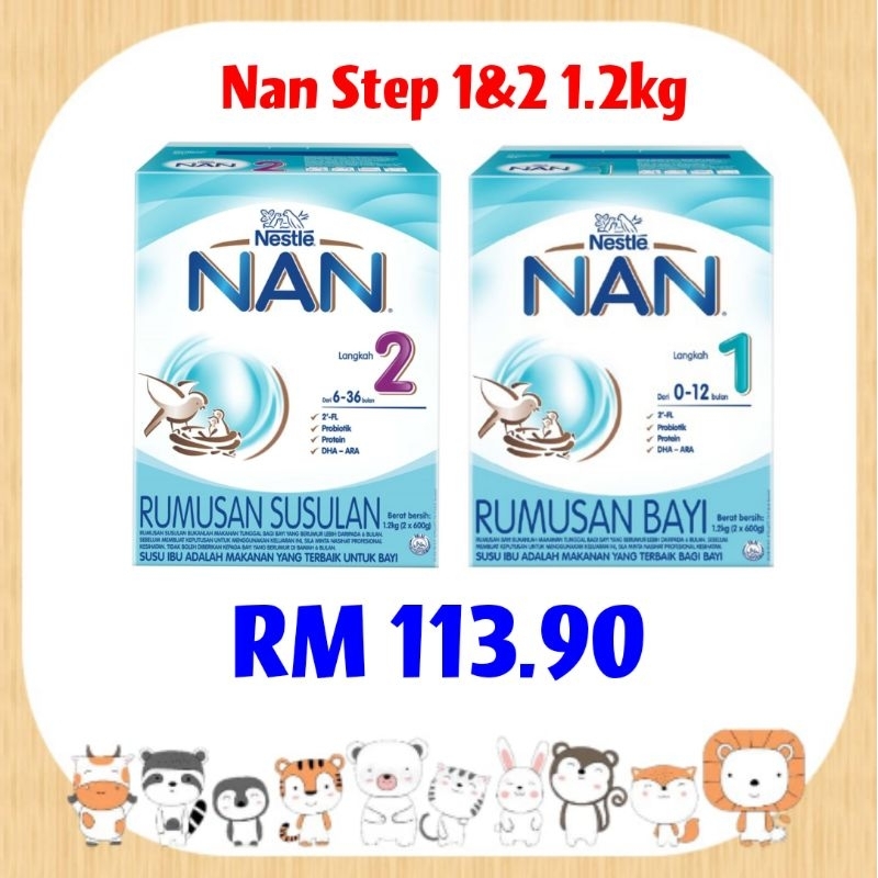 Nestle NAN Step 2/ Step 1 (600g/1.2kg) | Shopee Malaysia