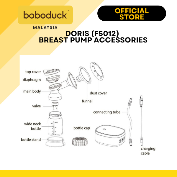 * Ready Stock * boboduck Doris (F5012) Breast Pump Accessories | Shopee ...