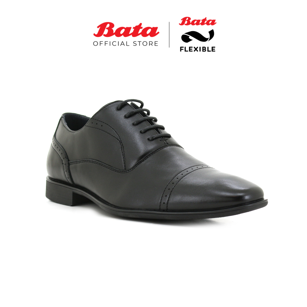BATA FLEXIBLE Fx-Fisk Men Black Dress 8506101 | Shopee Malaysia
