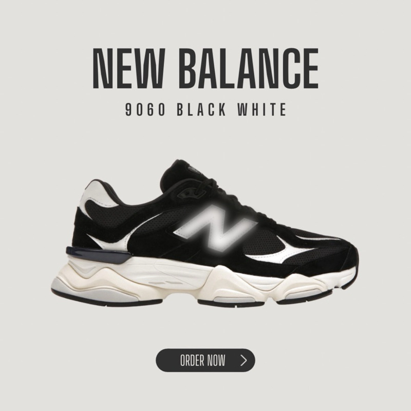New Balance 9060 Black White U9060AAA Sneakers Shoes | Shopee Malaysia