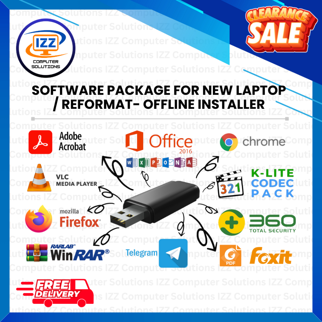 ALL IN ONE BASIC SOFTWARE WINDOWS FOR NEW LAPTOP, FORMAT & REPAIR ...